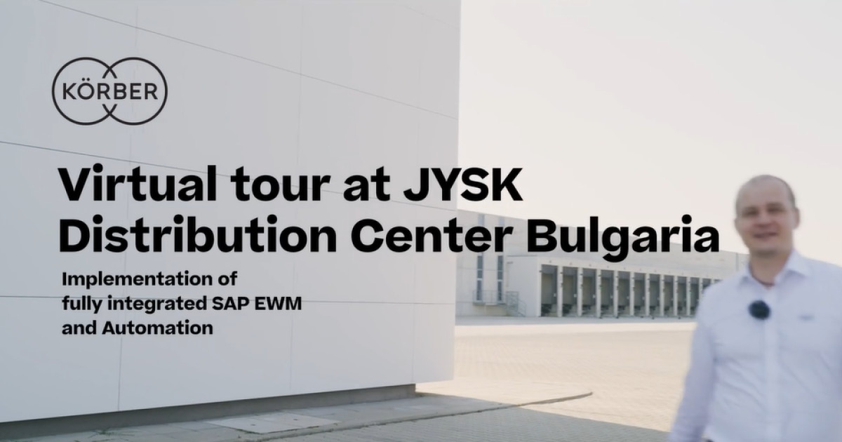 Highly flexible warehouse management system at JYSK